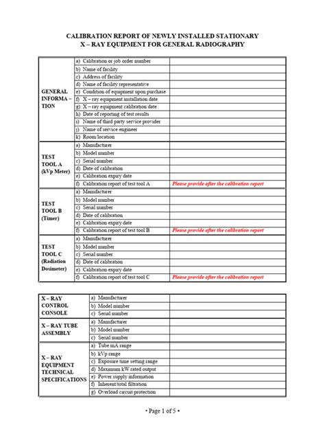Calibration Report Pdf Calibration