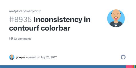 Inconsistency In Contourf Colorbar · Issue 8935 · Matplotlib