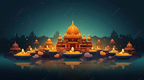 인도 배경 벡터 일러스트 레이 션의 빛의 해피 디 왈리 축제 디왈리 요소 디왈리 랑골리 전통적인 배경 일러스트 및 사진 무료 다운로드 Pngtree