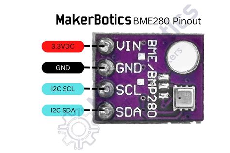 Bme280 Environmental Sensor Module Makerbotics Maker Store Pty Ltd