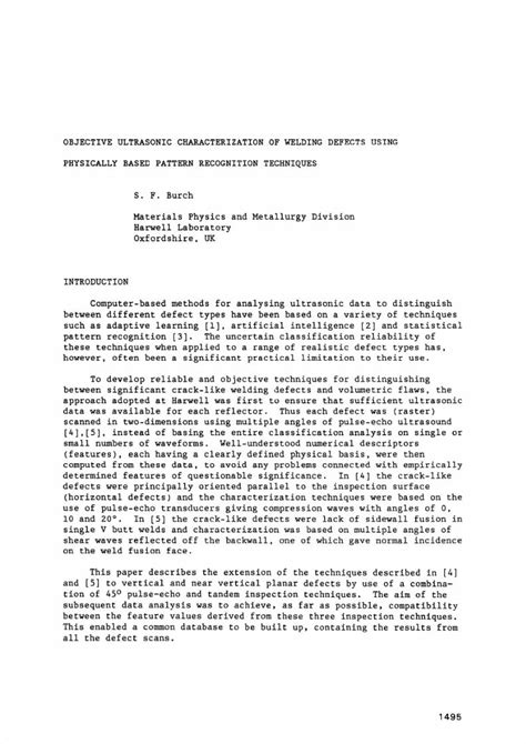 Pdf Objective Ultrasonic Characterization Of Welding Defects Using Ph Dokumen Tips