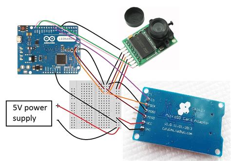 Multiple Spi Devices Connected To Leonardo Arducam Networking Protocols And Devices