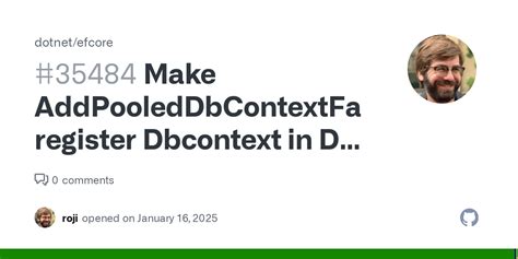 Make Addpooleddbcontextfactory Register Dbcontext In Di As Well As The