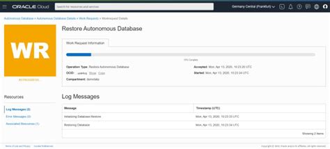 How To Restore An Oracle Autonomous Database Talip Hakan Ozturks Oracle Blog