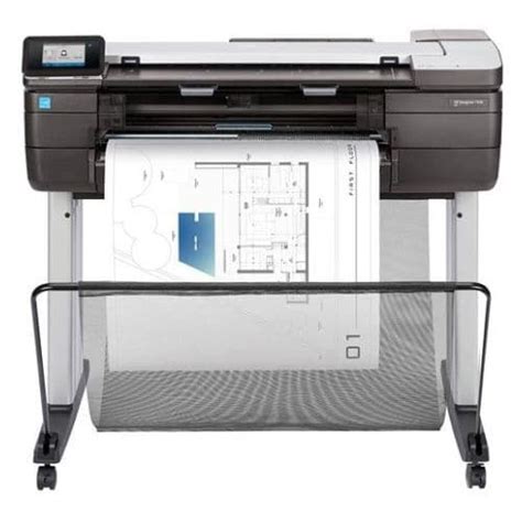 Hp Designjet Multifunction Wifi Plotter Printer T Black And Grey