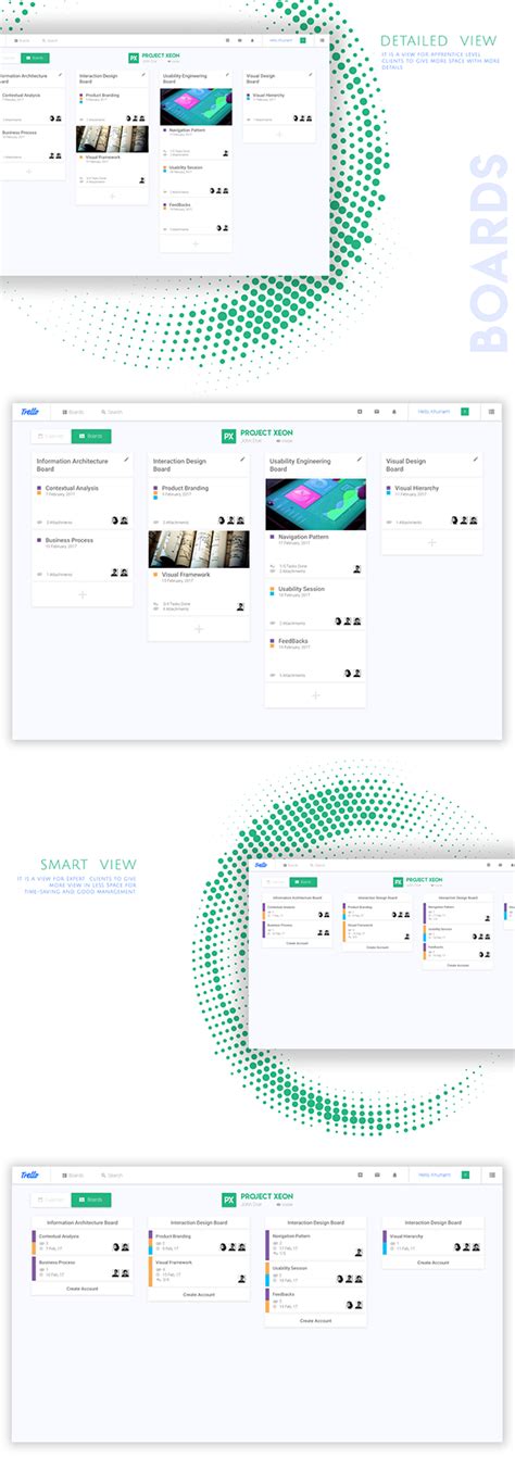 TRELLO Concept Redesign On Behance