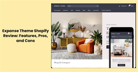 Expanse Theme Shopify Review Features Pros And Cons