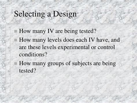Ppt Experimental Design Powerpoint Presentation Free Download Id