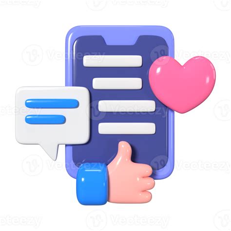 Social Media 3d Illustration Icon 41638976 Png