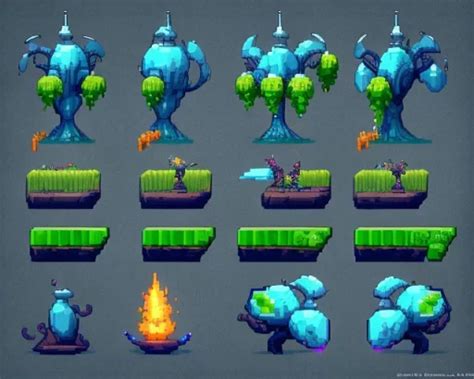 Anti Gravity Technology Sprite Sheet For Side Scrolling Game Free Ai