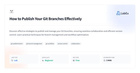 How To Publish Your Git Branches Effectively Labex