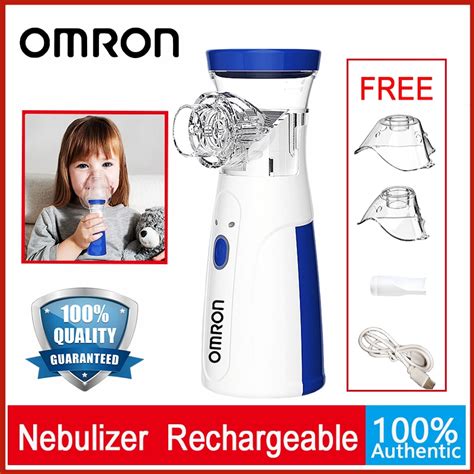 Omron Rechargeable Nebulizer Portable Nebulizer Inhaler For Asthma Suitable For Adults