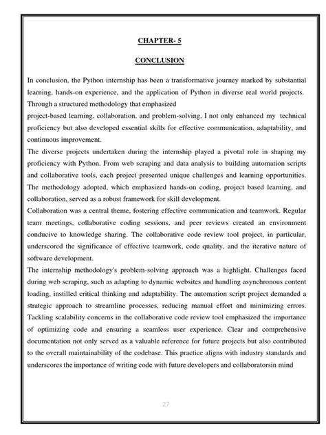 Conclusion Original Pdf Project Based Learning Collaboration