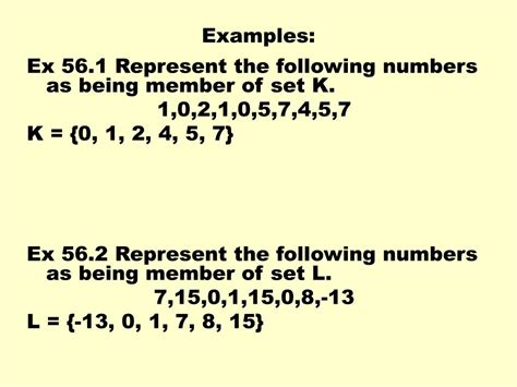 Ppt Lesson 56 Finite And Infinite Sets Membership In A Set Rearranging