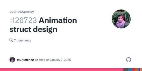 animation struct design · issue 26723 · opencv opencv · github