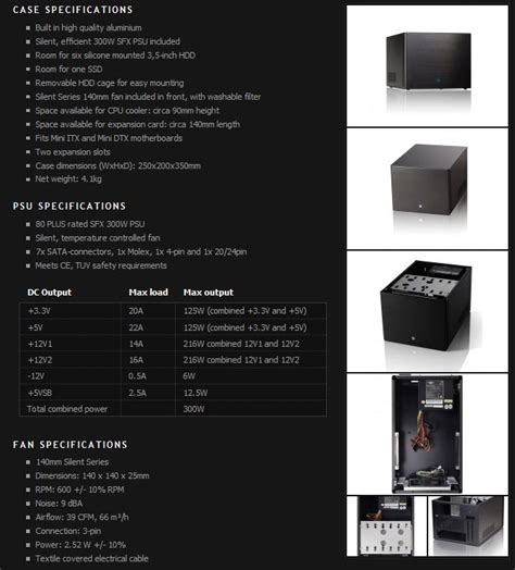 Buy Fractal Design Array R2 Mini Itx Nas With 300w Case Fdmininas Pc Case Gear Australia