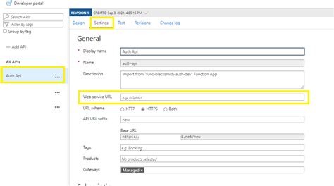error when saving openapi specification in azure api management