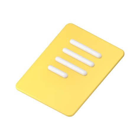 Premium Vector Yellow Paper Sheet Document With Text Contract