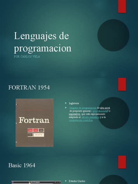 lenguajes de programacion pdf lenguaje de programación básico