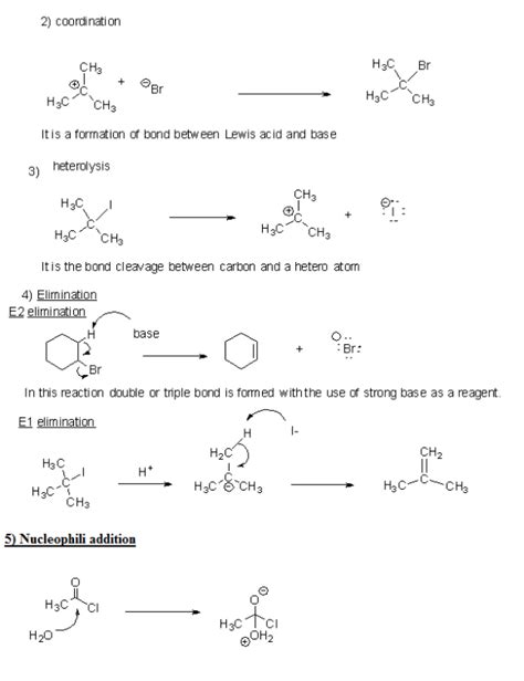 1 What Are The 10 Common Elementary Steps In Chemical Reactions And