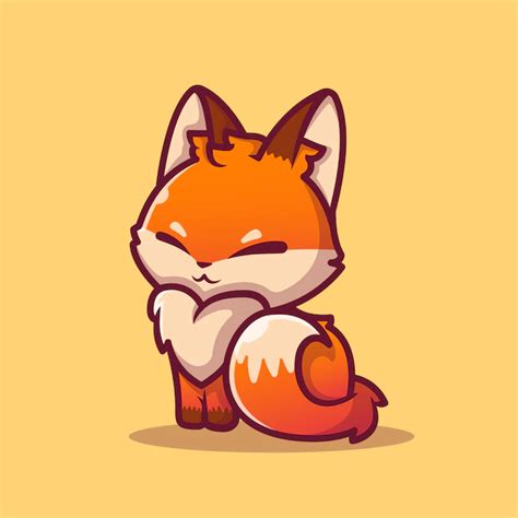 Cute Fox Drawing Images Drawing Skill