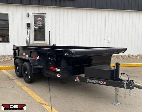 2023 Rawmaxx 77x12 Mdx 10k Dump Box Trailer In Norfolk Ne Trailer
