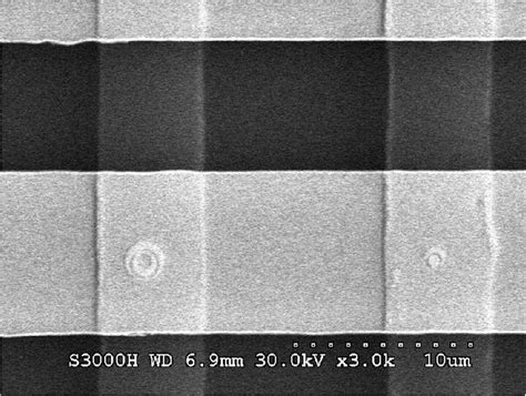 Sem Micrograph Shows The Complete Magnetic Tunnel Junction Ring Devices