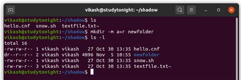 How To Create A Directory In Linux With Mkdir Command Studytonight
