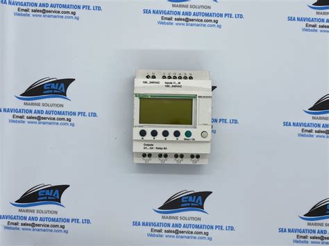 Modular Smart Relay Zelio Logic 10 I O 100 240 V AC Clock Display Sea Navigation