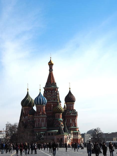 Premium Photo St Basils Cathedral Against Sky