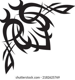 Art Border Can Be Used Script Stock Vector Royalty Free Shutterstock