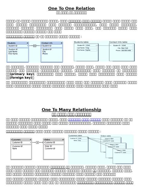 Ms Access Relationship Pdf