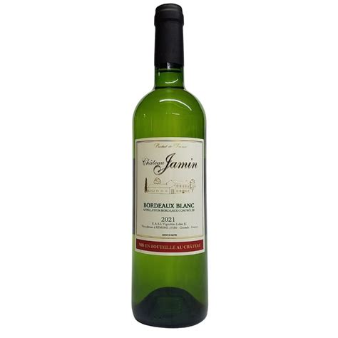 Château Jamin Bordeaux Blanc 2021