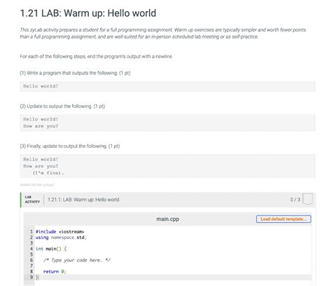 Solved This ZyLab Activity Prepares A Student For A Full Chegg