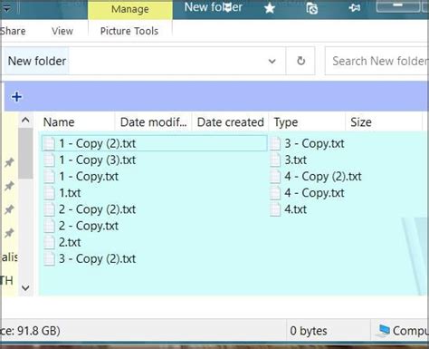 Line Spacing In Between Foldersfiles In File Explorer List View