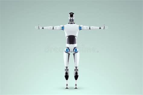 Technological Modern Robot Body Full Body Photorealism Neural