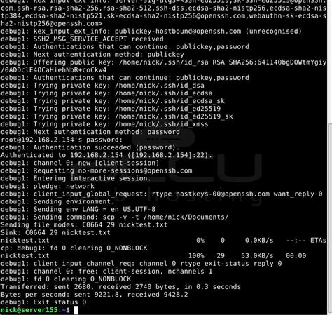 explain the scp command in linux with examples linux commands