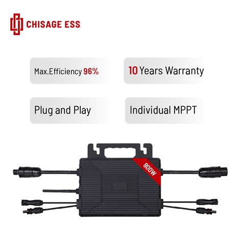 Grid Tie Micro Inverter System On Grid Microinverter W Stand By WiFi Mobile APP Communication
