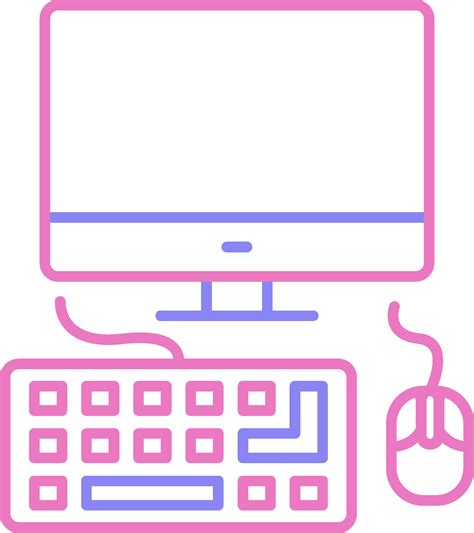 Computing Linear Two Colour Icon Vector Art At Vecteezy