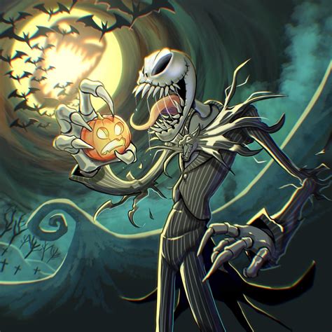 Venom And Jack Skellington Marvel And 2 More Drawn By Pinkmousse