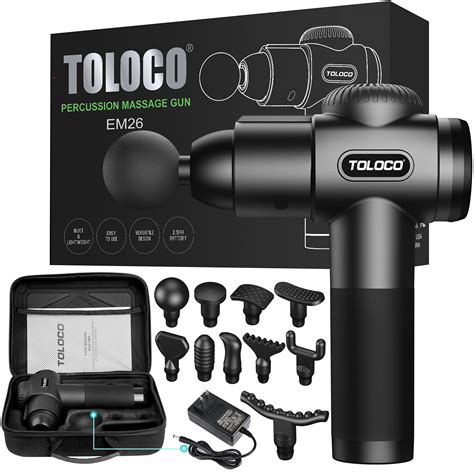 Toloco Massage Gun Upgrade Percussion Muscle Massage Gun For Athletes