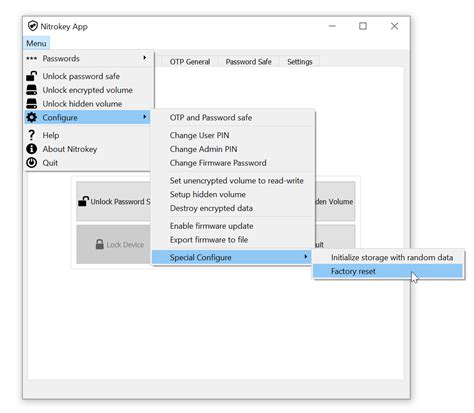 Factory Reset Nitrokey Documentation