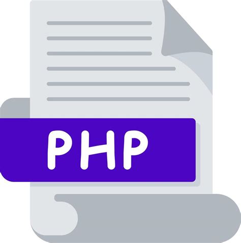 PHP Bold Creative Design Icon Vector Art At Vecteezy
