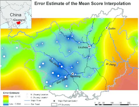 error estimate of the spatial interpolation shown in figure 4 the more
