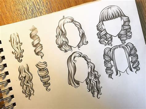 How To Draw Hair Ideas And Step By Step Tutorials Beautiful Dawn Designs