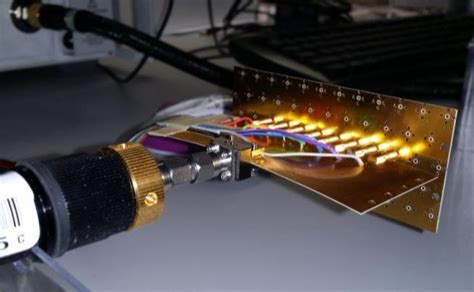 The Beamformer Board With Eight Phase Shifters Top Board Layout And Download Scientific