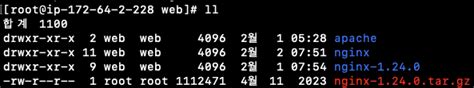 nginx 컴파일 설치