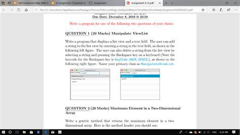C Get Homework Help With C Assignment 4 1pdf Hם
