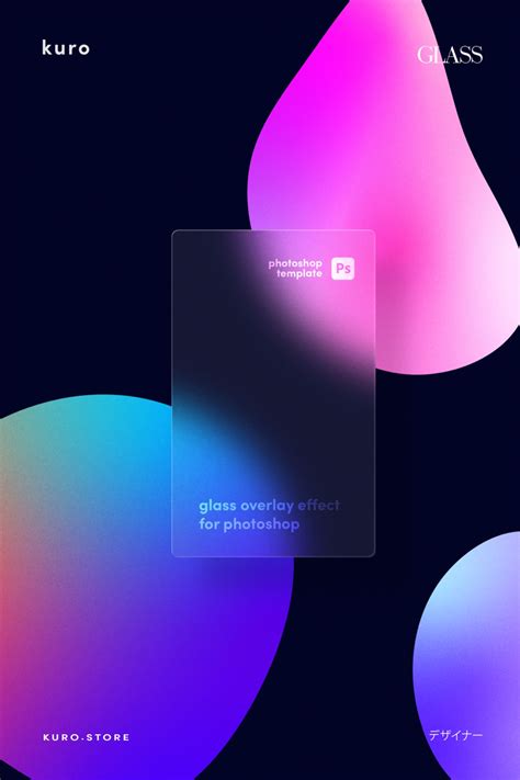 Glass Morphism Photoshop Template By Kuro Artofit