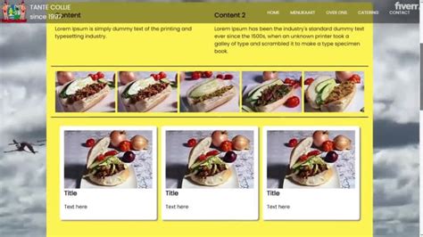Build A Website Using Html And Css By Mengotduran Fiverr
